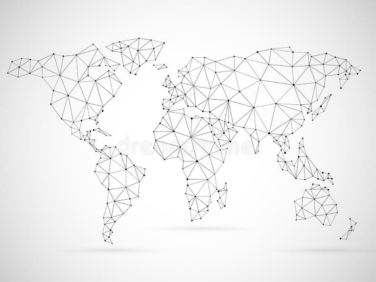 Mesh World Map Stock Illustrations – 33,079 Mesh World Map Stock ...