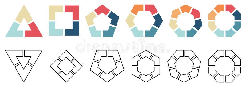 Eight Equal Parts Stock Illustrations – 110 Eight Equal Parts Stock ...