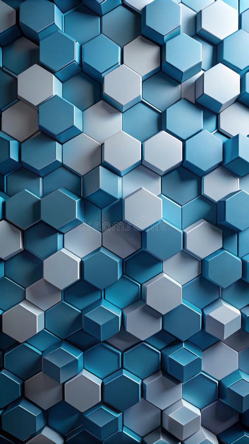 Polygons with Shadowing a Sleek Abstract. Generative AI Stock ...