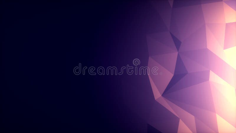 Polygons Waves Perfect Seamless Loop of Slow Motion Polygon Waves Stock ...