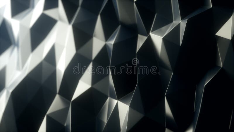 Polygons Waves Perfect Seamless Loop of Slow Motion Polygon Waves Stock ...