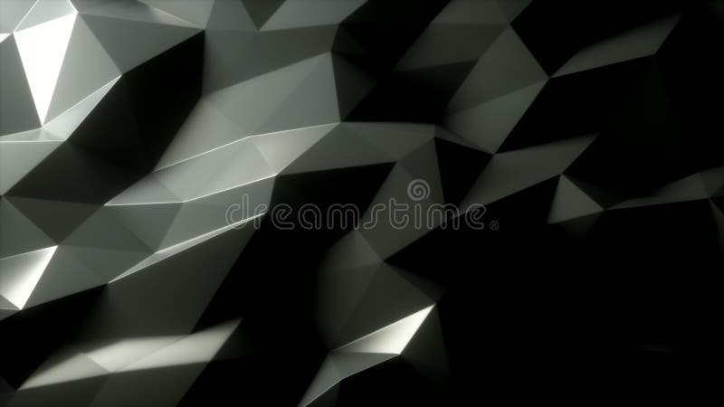 Polygons Waves Perfect Seamless Loop of Slow Motion Polygon Waves Stock ...