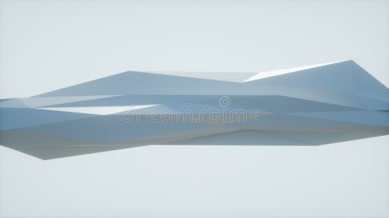 Polygons Waves Perfect Seamless Loop of Slowmotion Polygon Waves Stock ...