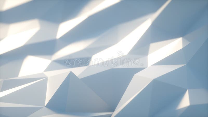 Polygons Waves Perfect Seamless Loop of Slowmotion Polygon Waves Stock ...