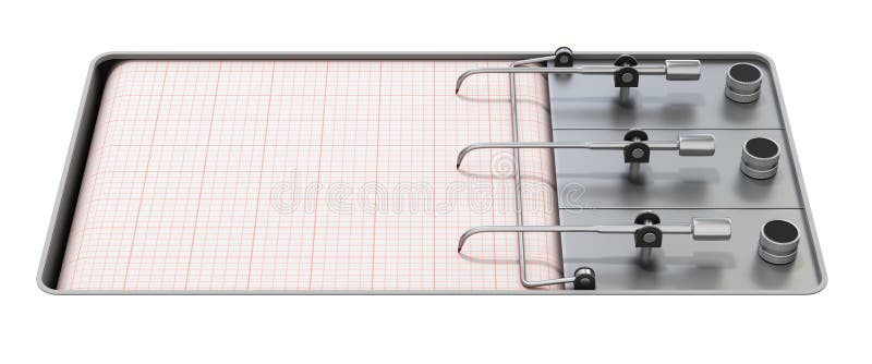 Polygraph Lie Detector Machine Stock Illustration - Illustration of ...
