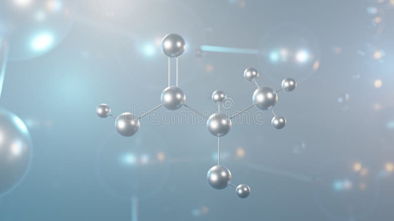 Polylactic Acid Molecular Structure, 3d Model Molecule, Thermoplastic ...