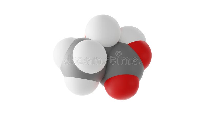 Polylactic Acid Molecule, Thermoplastic Polyester, Molecular Structure ...
