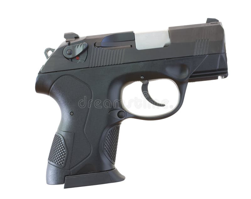 Polymer handgun stock photo. Image of polymer, black - 14427918