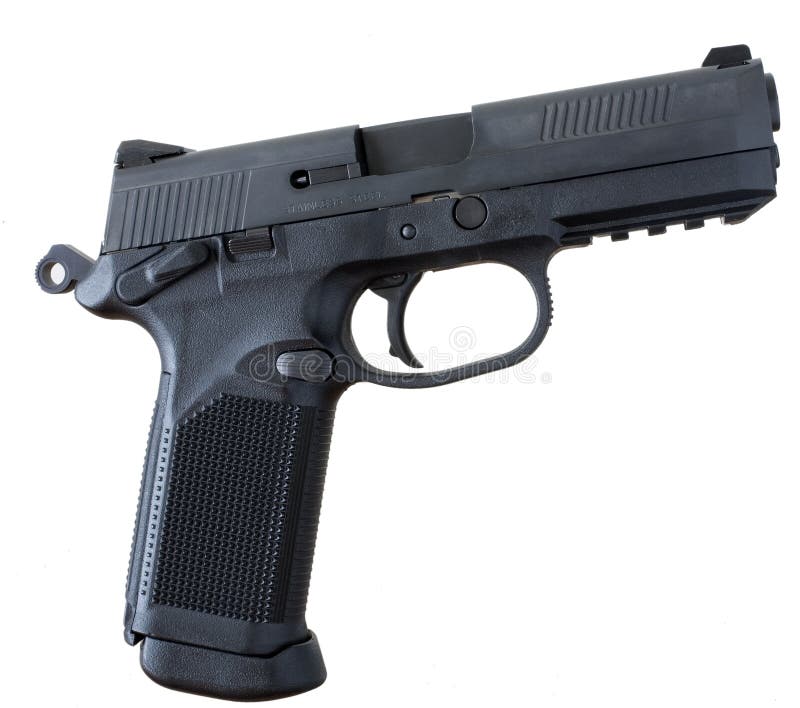 Polymer handgun stock photo. Image of polymer, black - 14427918