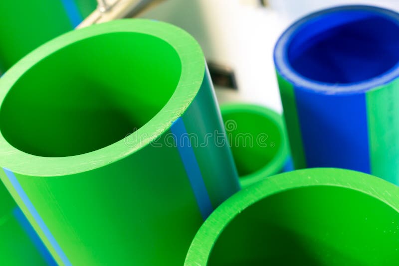 Polymer pipes stock image. Image of industrial, modern - 30875439