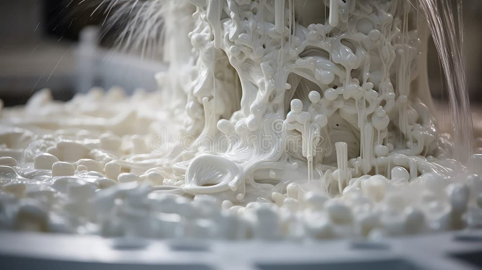 Polymer white stock illustration. Illustration of consistency - 373940829