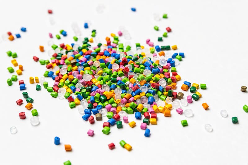 Polymeric Dye. Colorant for Plastics. Pigment in the Granules. Stock ...