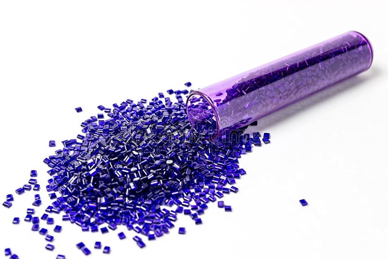 Polymeric Dye. Colorant for Plastics. Pigment in the Granules. Stock ...