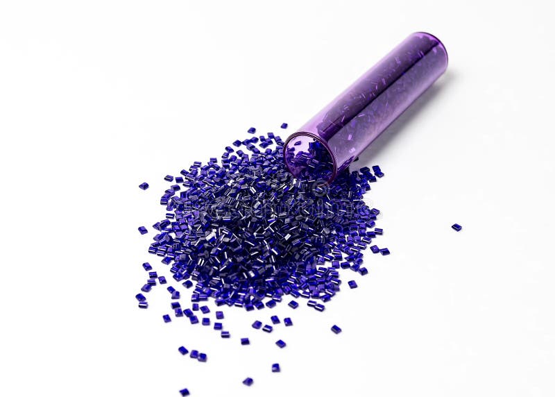 Polymeric Dye. Colorant for Plastics. Pigment in the Granules. Stock ...