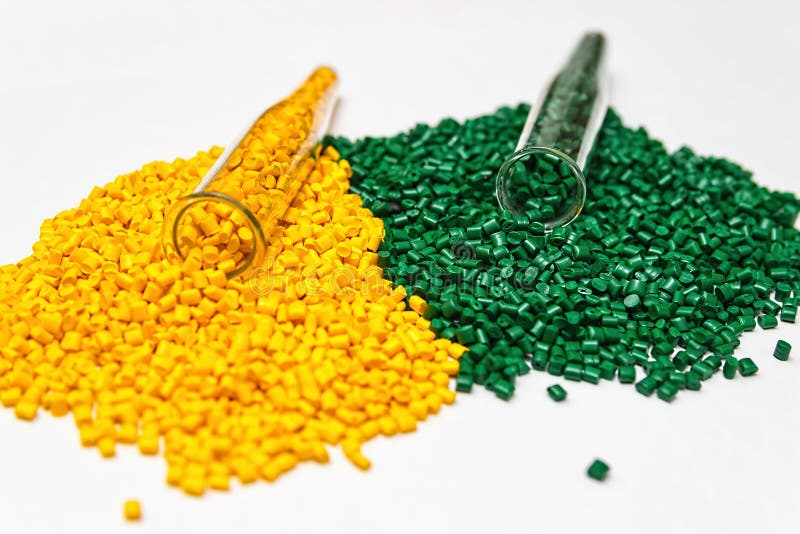 Polymeric Dye. Colorant for Plastics. Pigment in the Granules. Stock ...