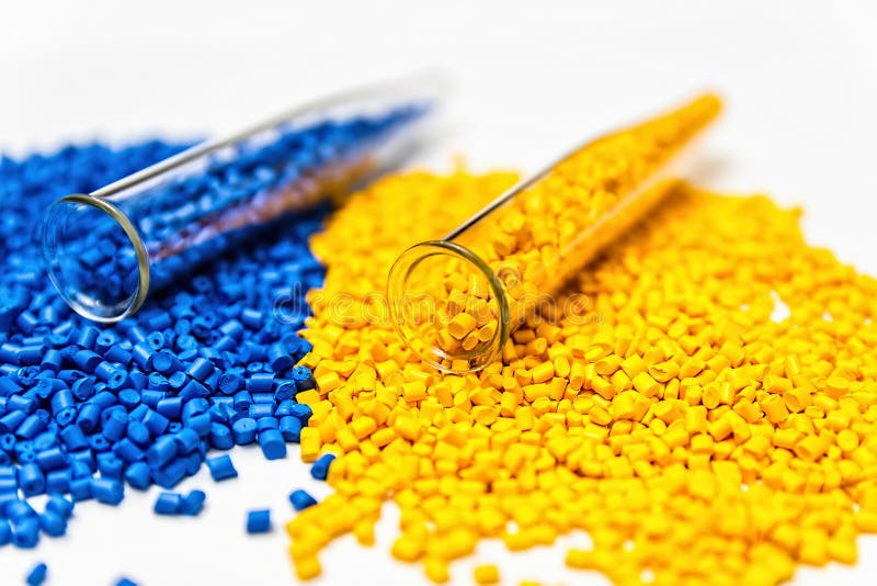 Polymeric Dye. Colorant for Plastics. Pigment in the Granules. Stock ...