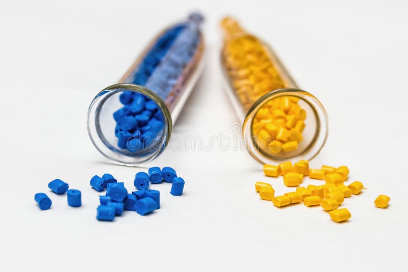 Polymeric Dye. Colorant for Plastics. Pigment in the Granules. Stock ...