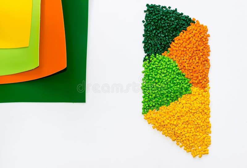 Polymeric Dye. Plastic Pellets. Colorant for the Granules. Stock Photo ...