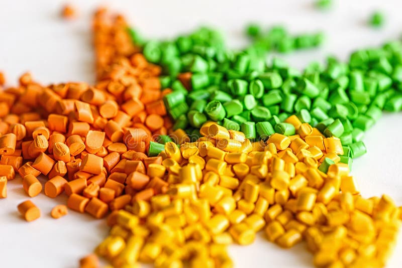 Polymeric Dye. Plastic Pellets Stock Image - Image of pellets, coloring ...