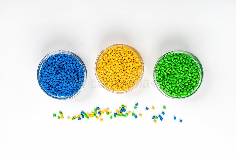 Polymeric Dye. Plastic Pellets. Colorant for Plastics Stock Photo ...