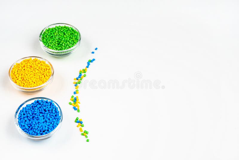 Polymeric Dye. Plastic Pellets. Colorant for Plastics Stock Photo ...