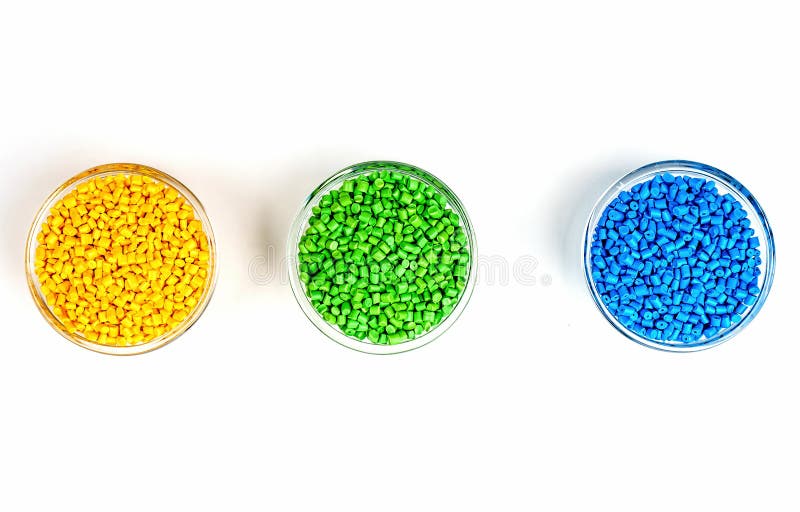 Polymeric Dye. Plastic Pellets. Colorant for Plastics Stock Photo ...