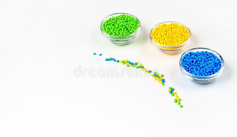 Polymeric Dye. Plastic Pellets. Colorant for Plastics Stock Photo ...