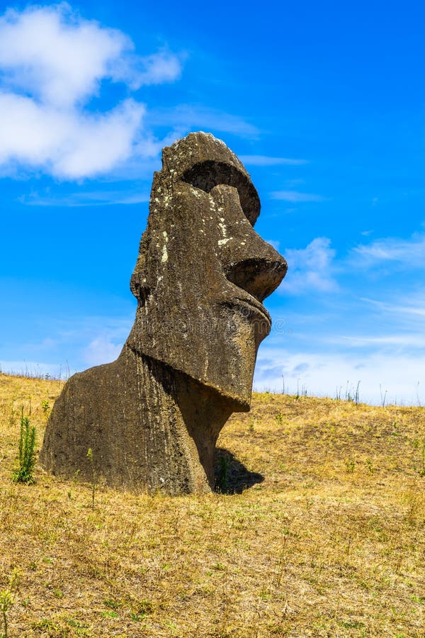 Polynesian stone statue stock image. Image of island - 44173845