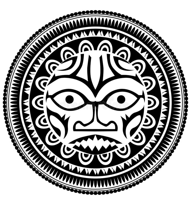 Polynesian tattoo stock vector. Illustration of tribal - 56297731