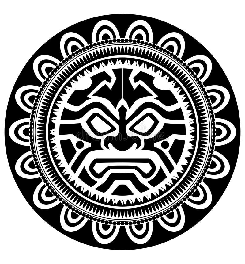 Polynesian tattoo stock vector. Illustration of totem - 56297630