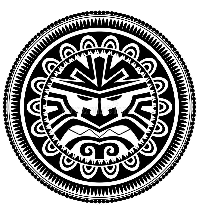 Polynesian tattoo stock vector. Illustration of tribal - 56297731