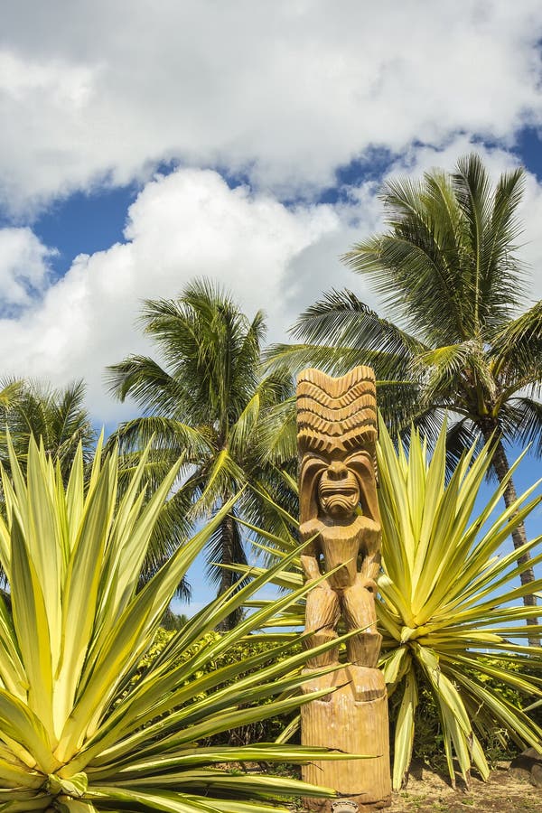 Polynesian Village. Hawaii. Stock Photo - Image of trip, beauty: 19933186
