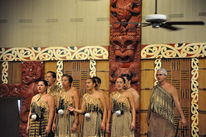 Polynesisch Cultureel Centrum in Oahu, Hawaii Redactionele Stock ...