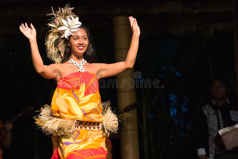 Polynesisch Cultuurcentrum redactionele stock foto. Image of hawaiiaans ...