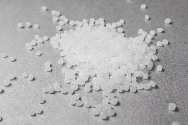 Polypropylene Granules on the Grey Background. Stock Photo - Image of ...