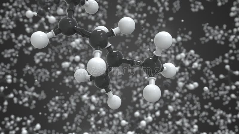 Polypropylene Molecule Made with Balls, Scientific Molecular Model ...
