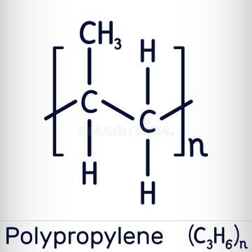 Polypropylene Structure Formula Stock Illustrations – 46 Polypropylene ...
