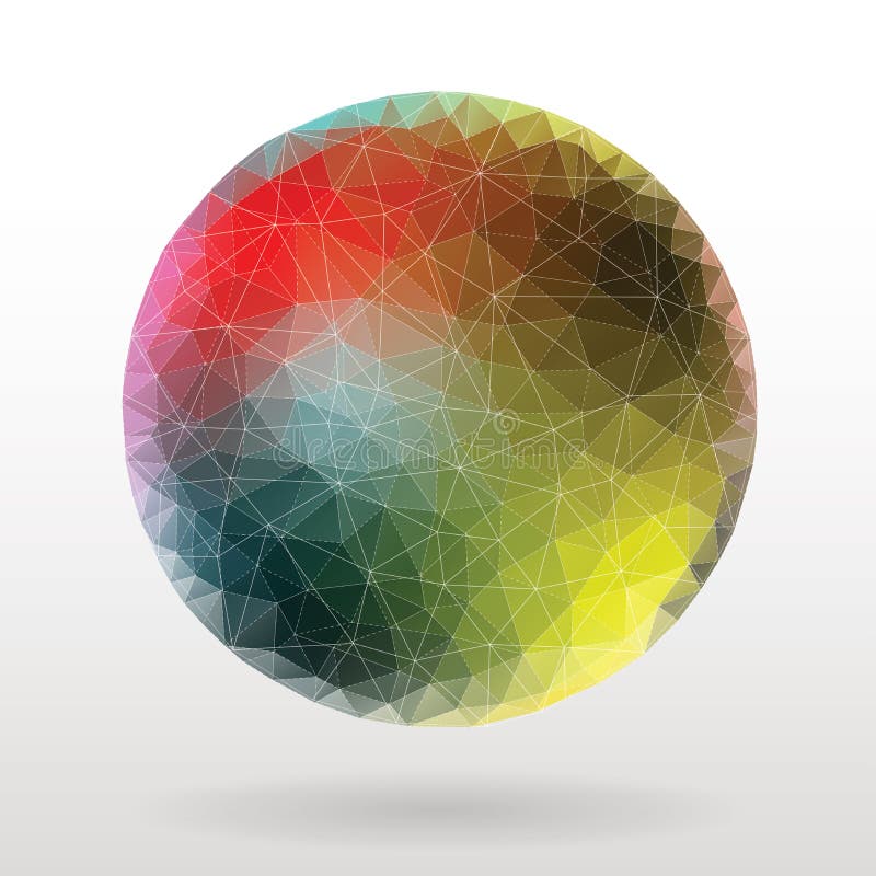 Globe low poly stock vector. Illustration of graphic - 87880774