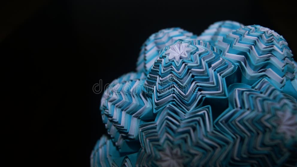 Polystar Origami Shape Model Stock Photo - Image of geometrically ...