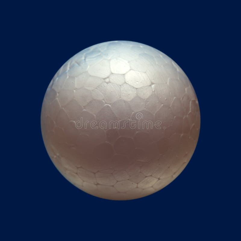 Polystyrene Ball with Its Bubbly Texture Visible Stock Photo - Image of ...