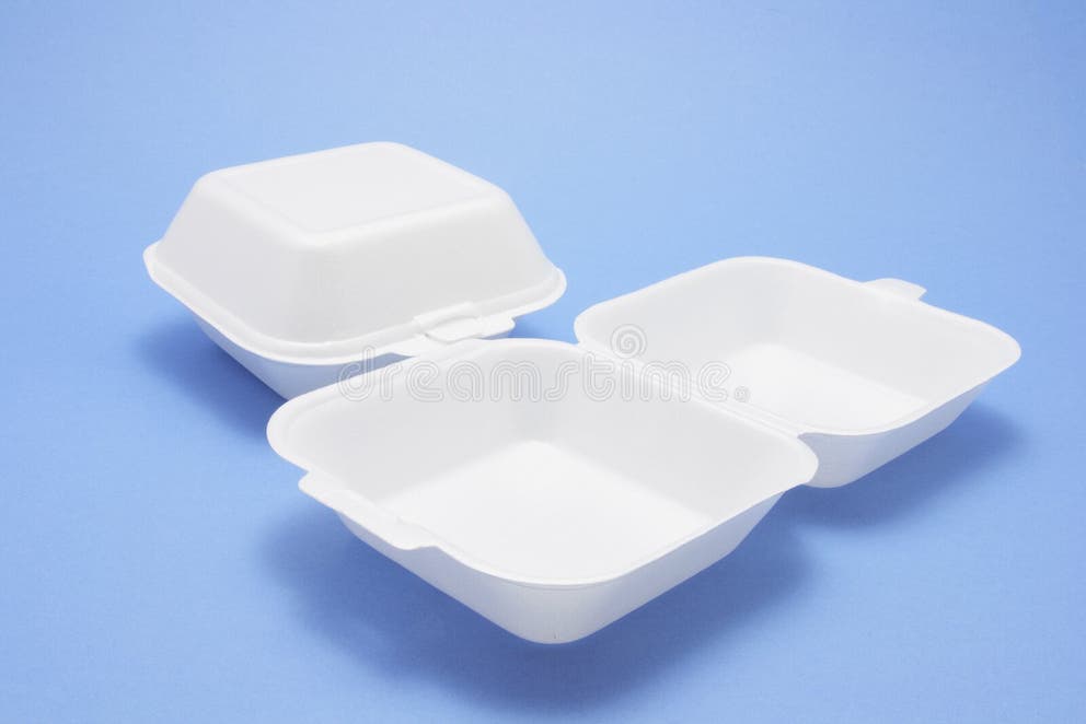 Polystyrene Food Boxes stock photo. Image of clean, empty - 8723144