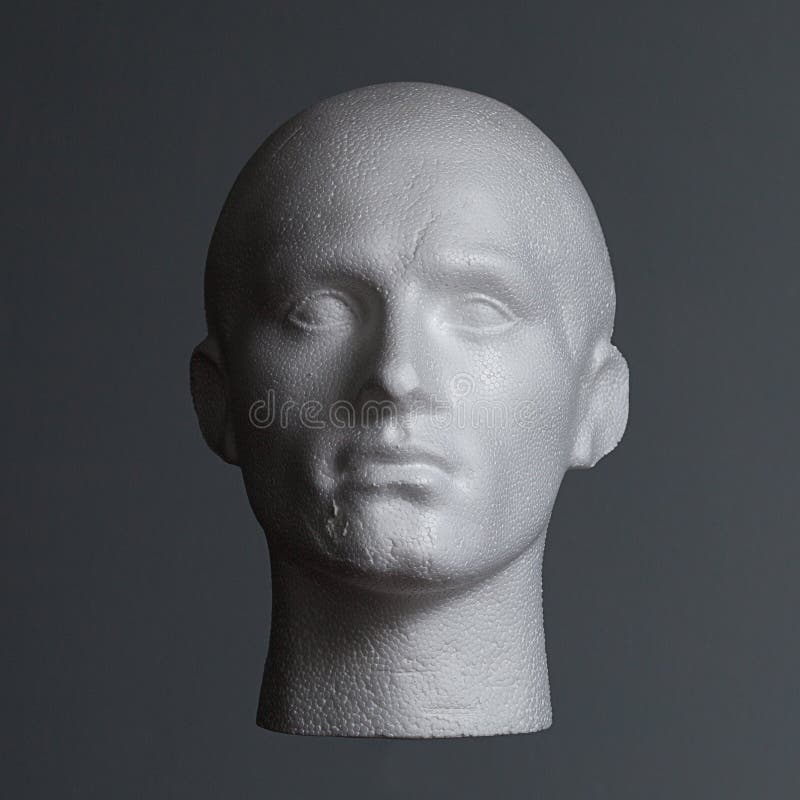 Polystyrene Head in Shadow stock image. Image of polystyrene - 30275257