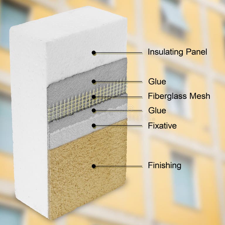 POLYSTYRENE PANEL for BUILDINGS EXTERNAL THERMAL INSULATION COANTINGS ...