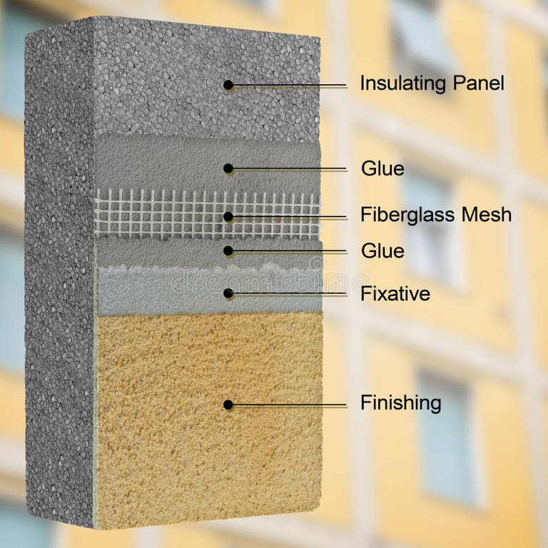 POLYSTYRENE PANEL for BUILDINGS EXTERNAL THERMAL INSULATION COANTINGS ...