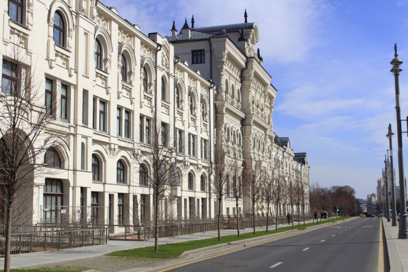 Polytechnic Museum (Polytech). Moscow, New Square. Russia Stock Image ...