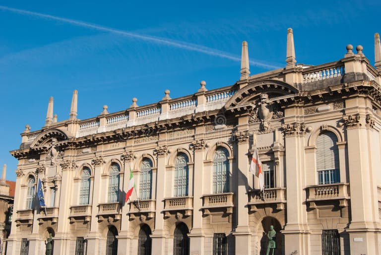 The Polytechnic University of Milan Stock Image - Image of faculty ...
