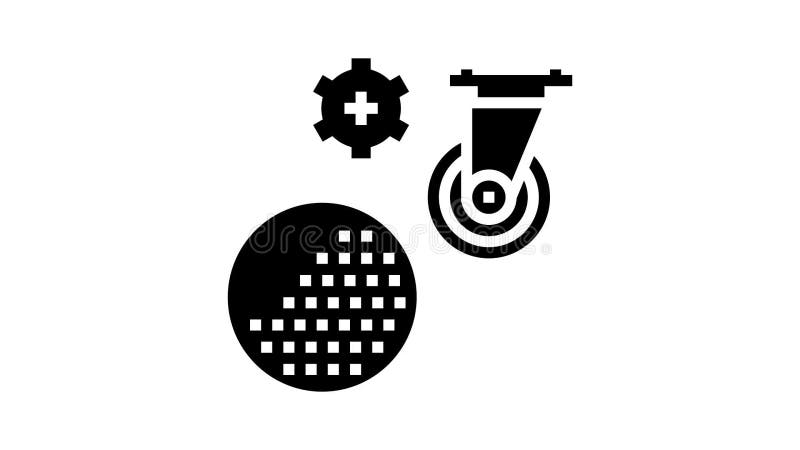 Polylactic Acid Pla Thermoplastic Line Icon Animation Stock Footage ...