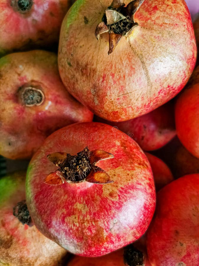 Pome Granate Tropical Fruits , Indonesia Stock Image - Image of granate ...