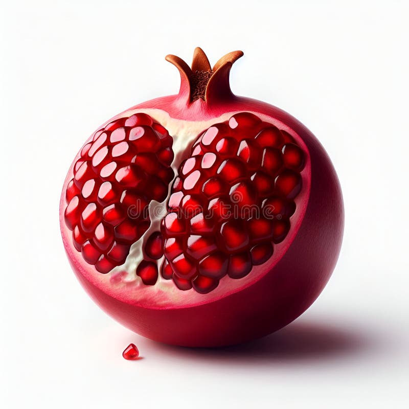 Pomegranate: the Sacred Fruit of Ancient Lore, Isolated Image ...