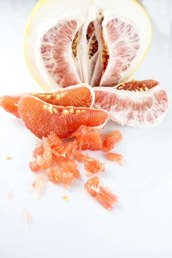 Pomelo stock image. Image of fruit, yellow, fresh, pieces - 22052089